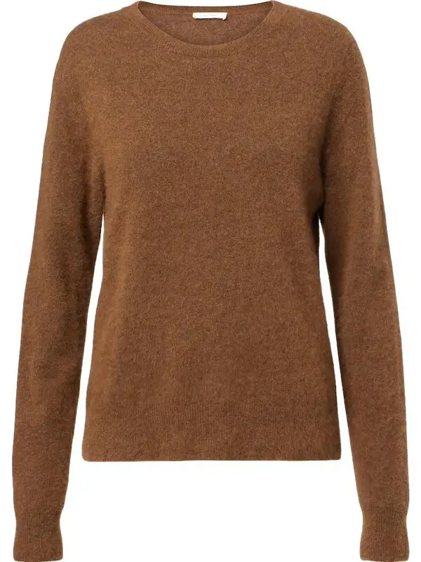THE ROW Lorynna Cashmere And Silk Sweater - Brown