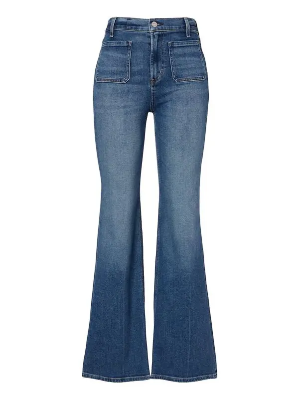 Citizens Of Humanity Kimberly Mid-rise Flared Jeans - Blue