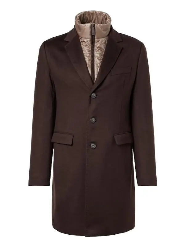 Herno Cashmere Coat - Brown