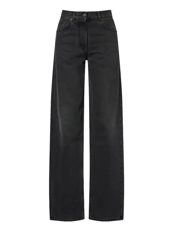 THE ROW Clair High-rise Straight Jeans - Black