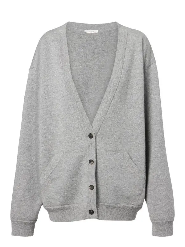 THE ROW Vonn Cashmere Cardigan - Grey