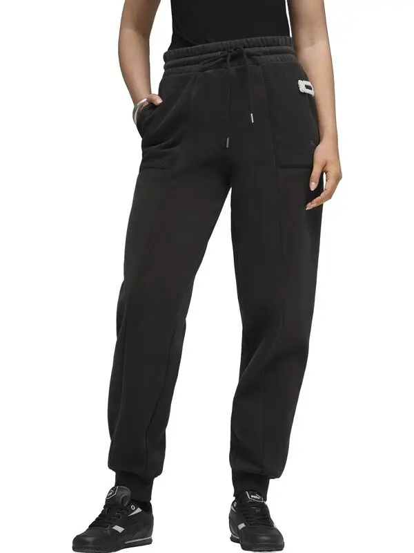 PUMA High-waist Sweatpants - Black