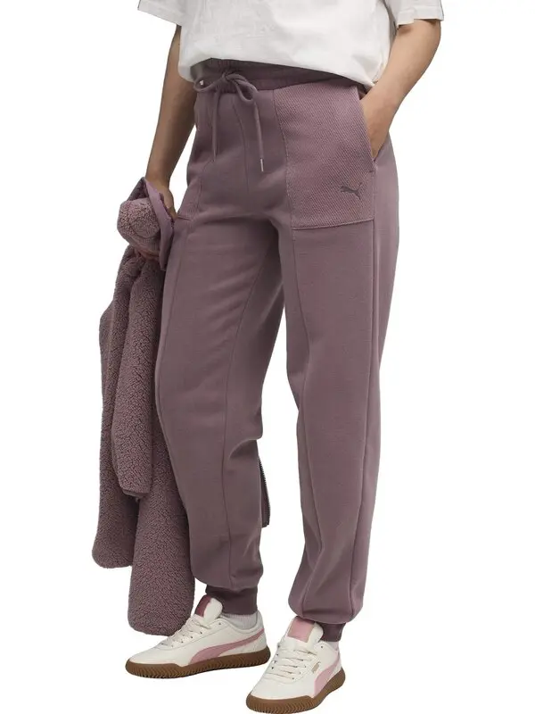 PUMA High-waist Sweatpants - Purple
