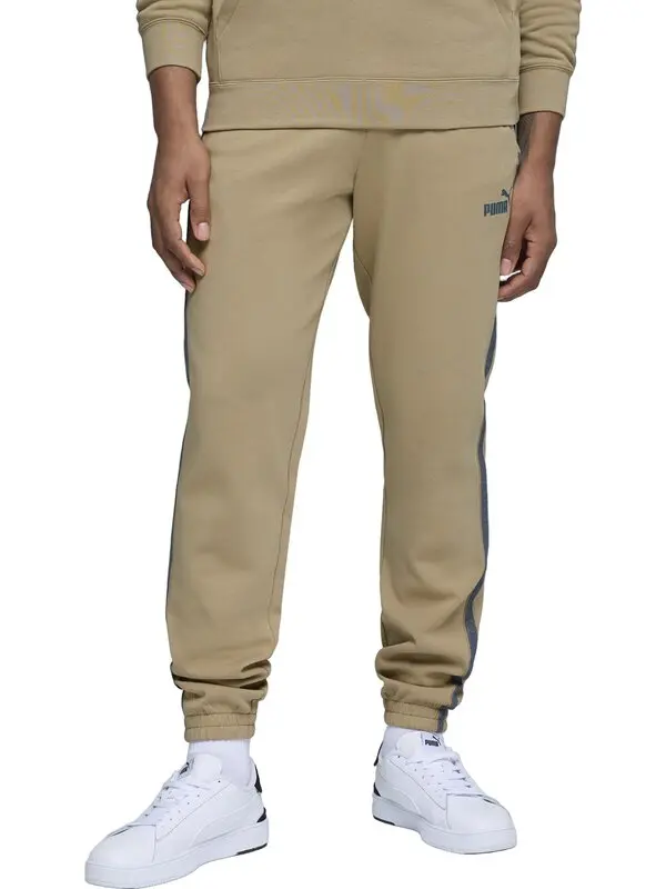 PUMA Essentials Herringbone Track Pants - Beige