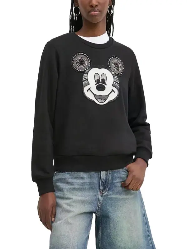 Desigual Beaded Embellished Sweatshirt - Black