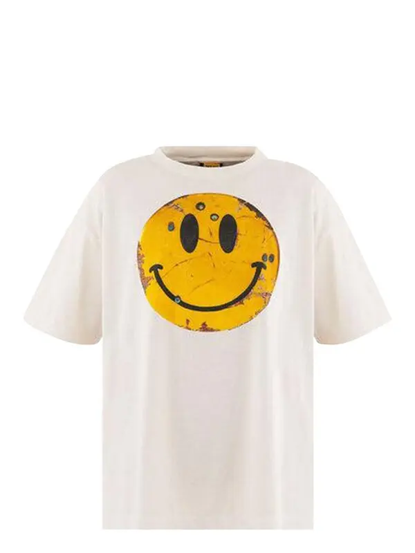 SAINT MXXXXXX Smile Klf Short Sleeve Tee - White