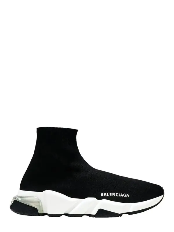 Balenciaga Speed Trainer Clearsole Sneakers - Black