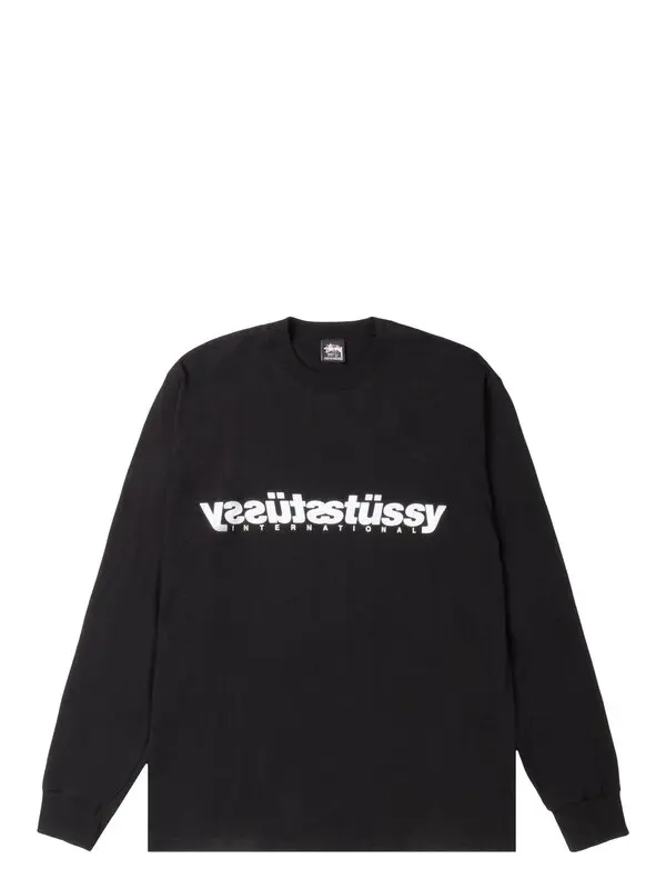 StÜssy Mirror Long-sleeve Tee - Black