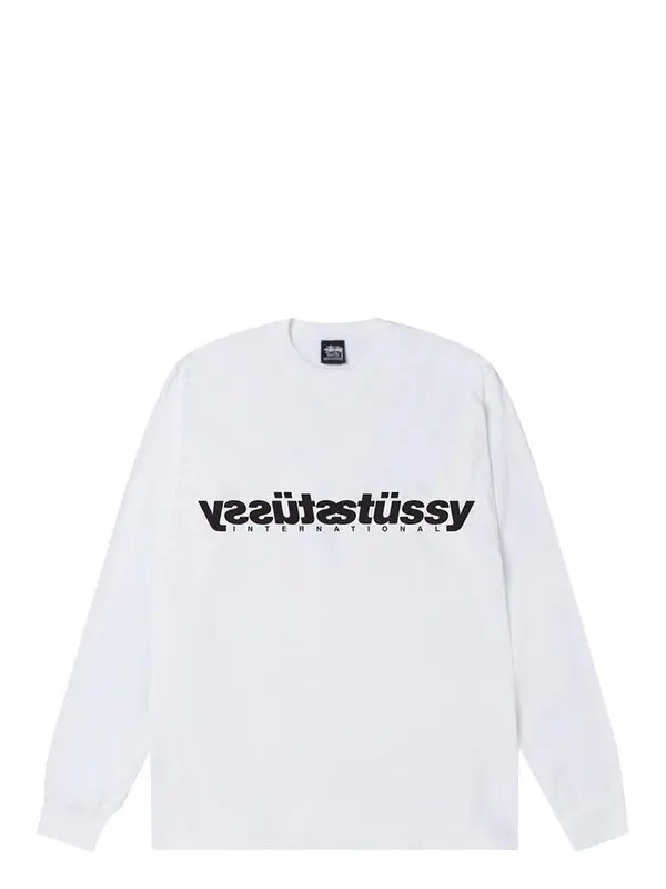 StÜssy Mirror Long-sleeve Tee - White