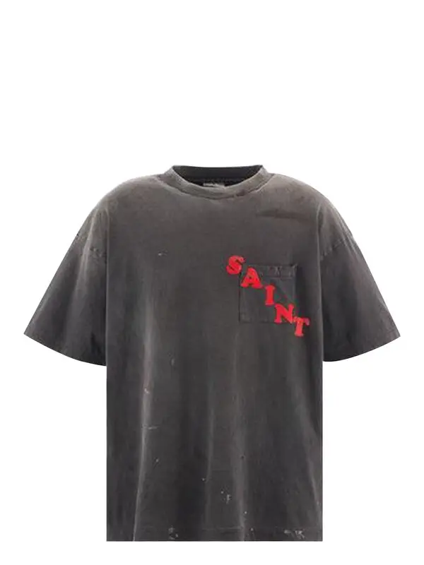 SAINT MXXXXXX Short Sleeve Tee - Black
