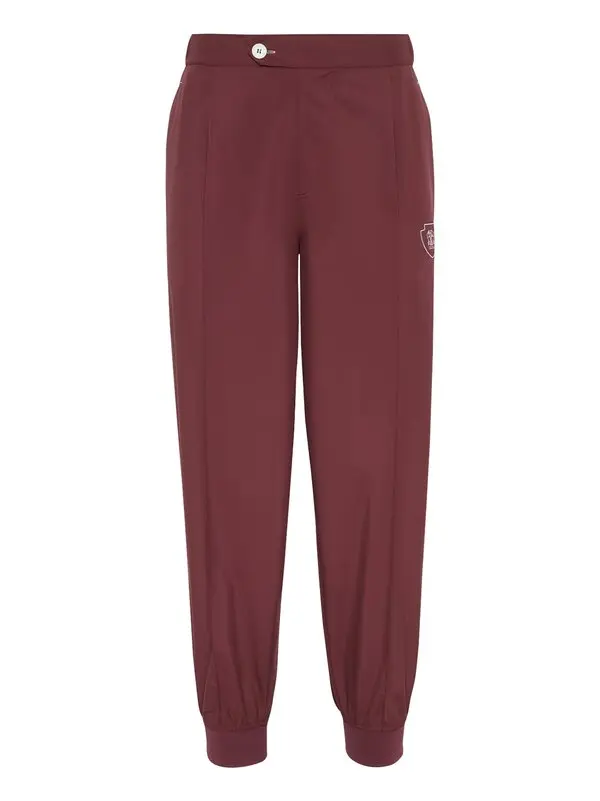 Brunello Cucinelli Cuffed Sweatpants - Burgundy