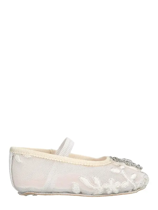 ARUNA SETH Lace Odette Ballerina Flats - White