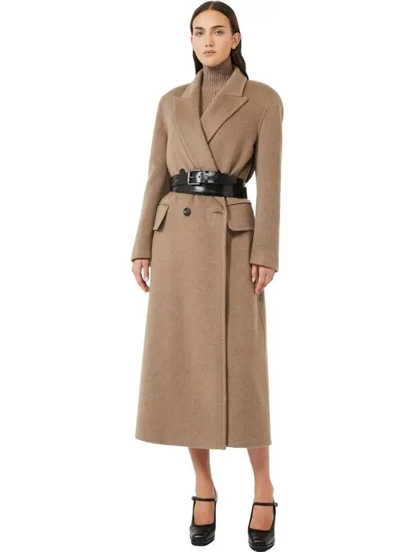 Max Mara Cashmere Broadcloth Overcoat - Hazelnut Brown