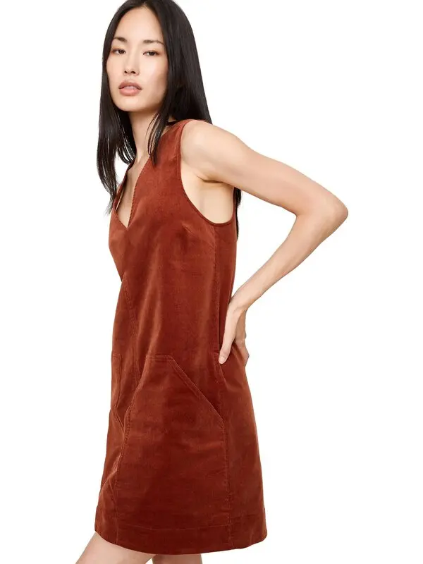Banana Republic Corduroy Shift Dress - Jasper Red
