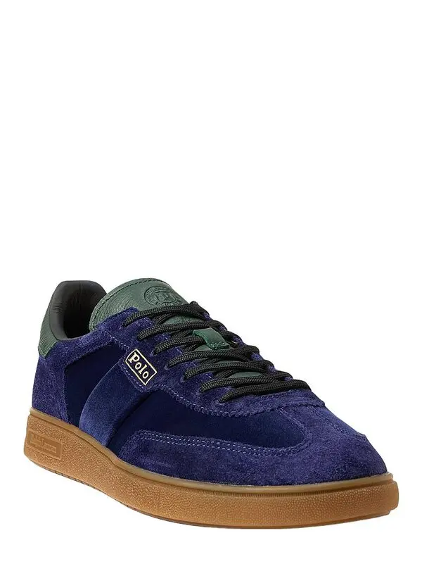 Polo Ralph Lauren Suede Sneakers - Navy/green/blue