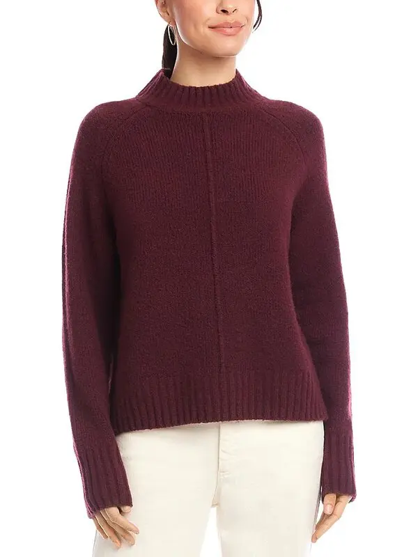 Karen Kane Turtleneck Sweater - Wine