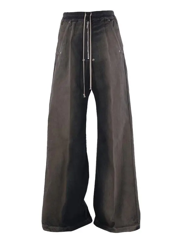 Rick Owens Wide-leg Jeans - Darkdust Degrade