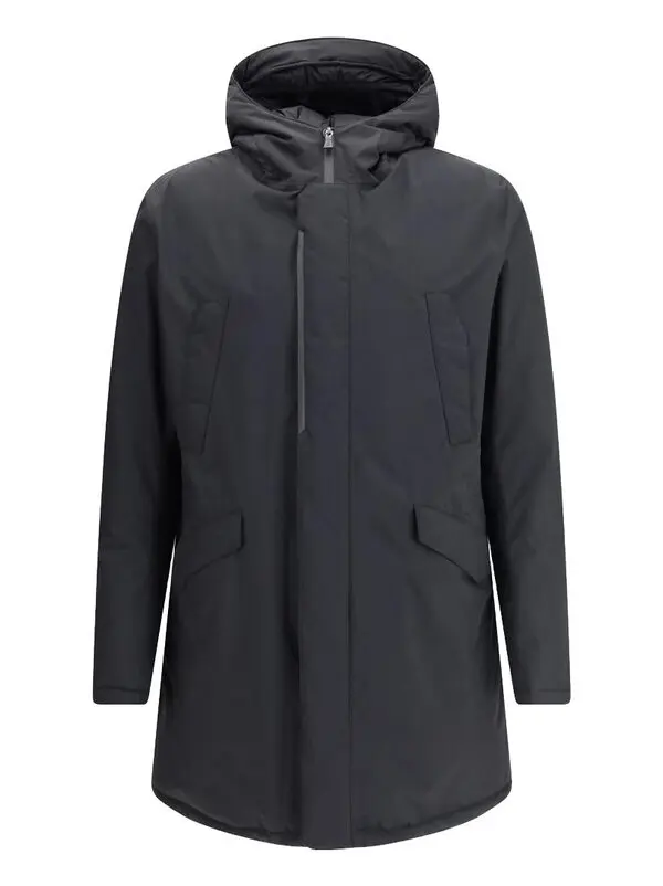 Herno Technical Fabric Parka - Black