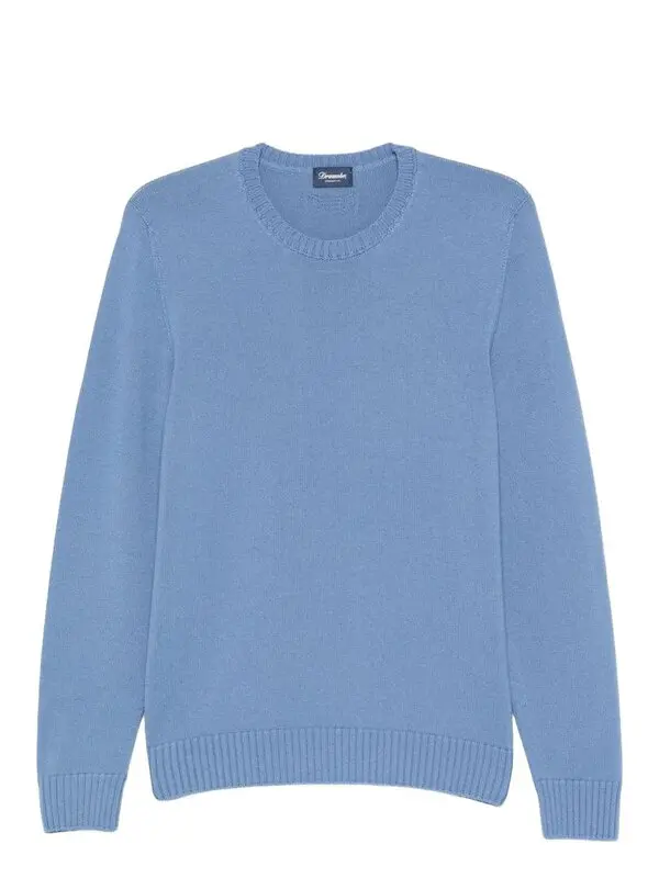 DRUMOHR Crewneck Sweater - Clear Blue