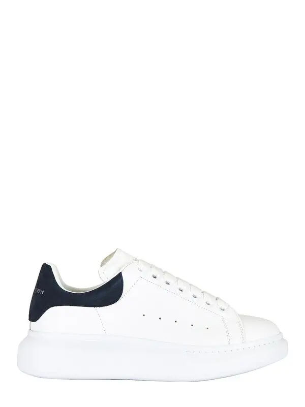 Alexander McQueen Oversized Sneaker - White & Blue Grey
