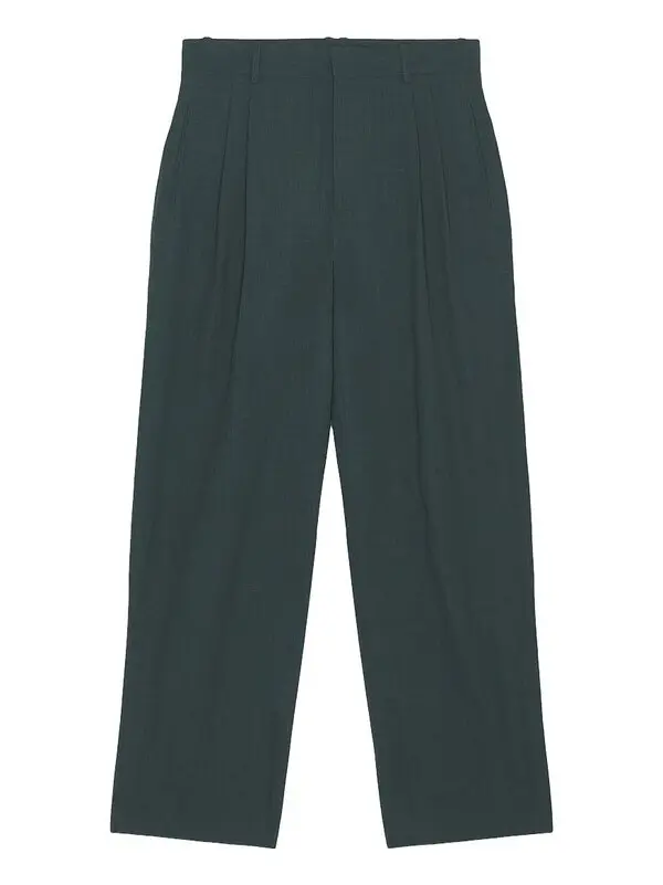 THE ROW Silas Pant - Dark Green
