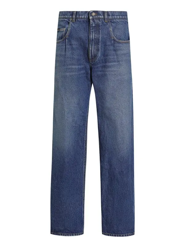 Dolce & Gabbana Oversized Denim Jeans - Multicolor