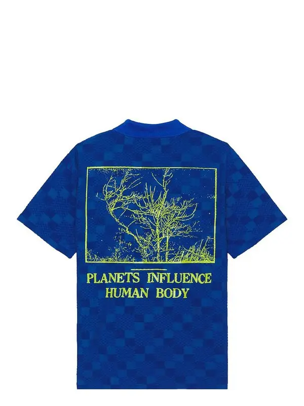 PLEASURES Planets Polo - Blue