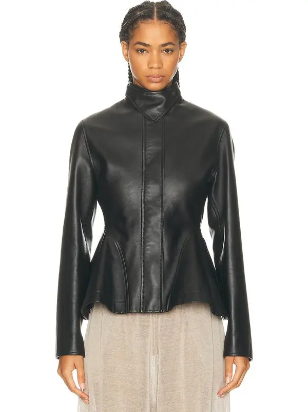 Alaïa Peplum Jacket - Noir Alaia