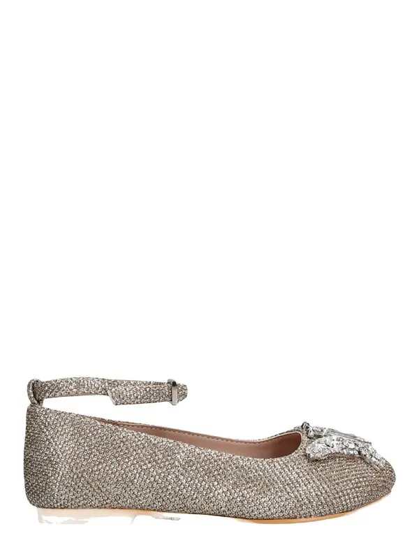 ARUNA SETH Metallic-thread Angelina Ballet Flats - Gold