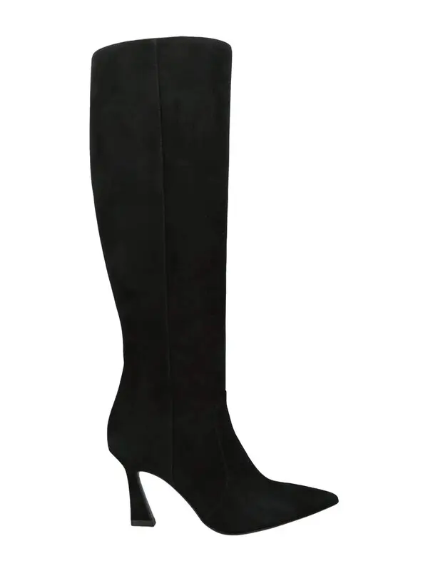 STUART WEITZMAN Suede Vinnie 85 Boots - Black