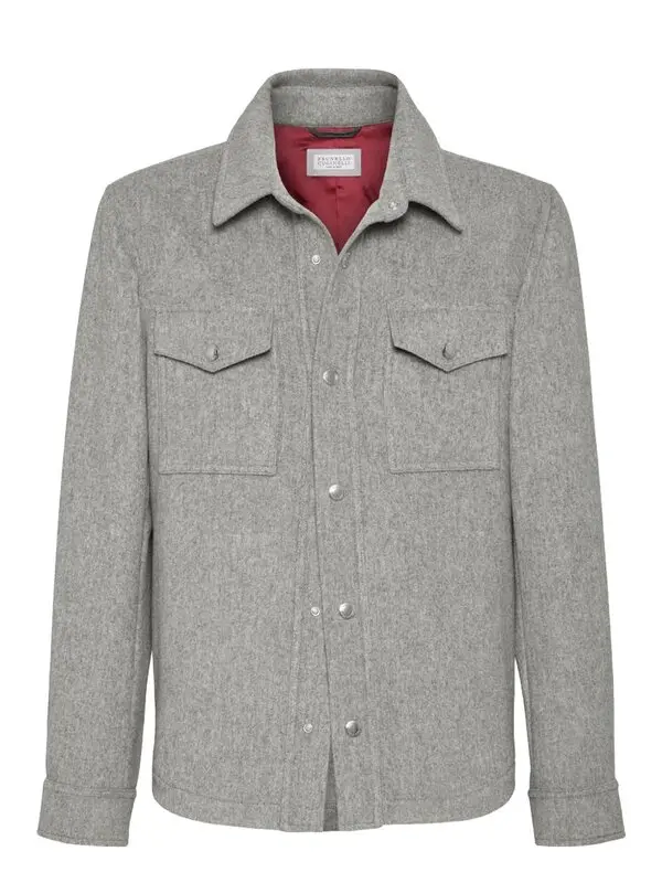 Brunello Cucinelli Cashmere Jacket - Grey