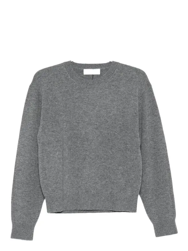 DUNST Wool Crewneck Sweater - Grey