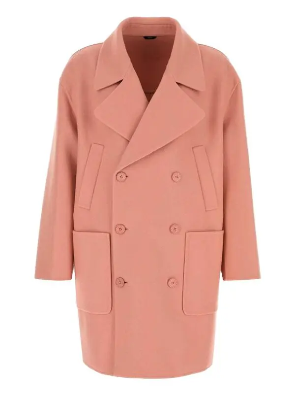 Fendi Wool Coat - Pink