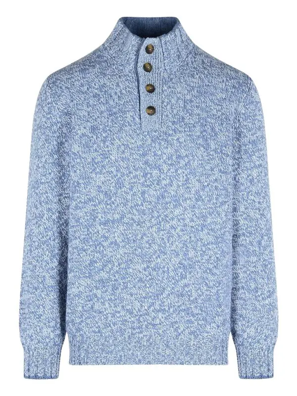 GRAN SASSO Light Virgin Wool Sweater - Blue