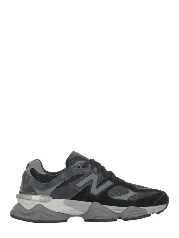 NEW BALANCE Leather And Fabric Sneakers - Black