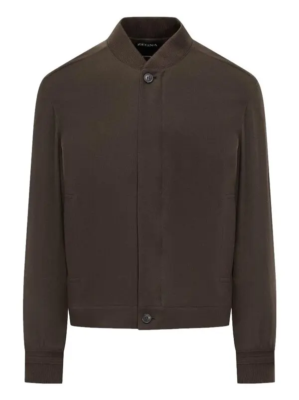 Zegna Wool Jacket - Brown