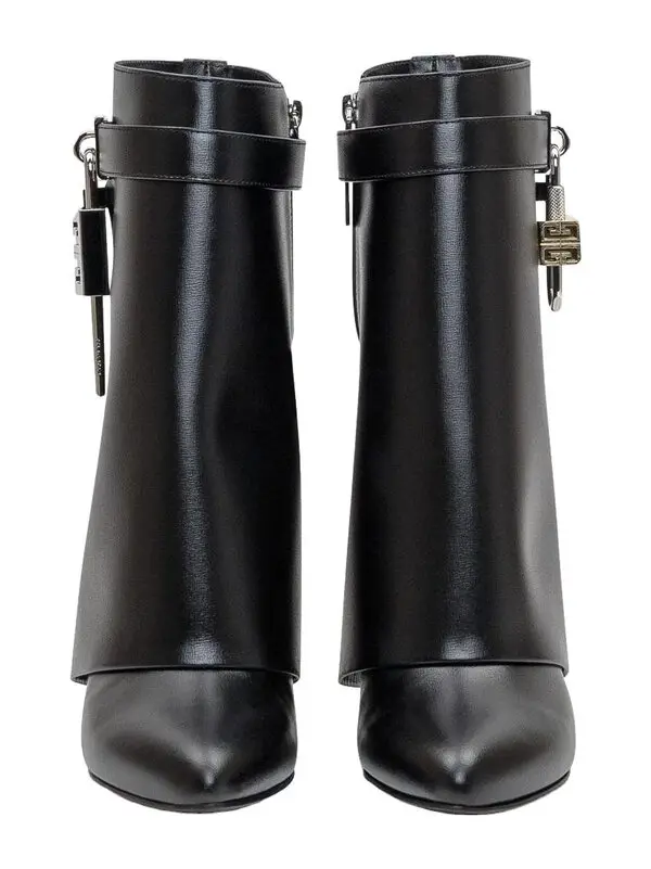 Givenchy Shark Lock Ankle Boots - Black