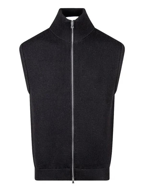 SEVEN GAUGE Merino Wool Vest - Blue