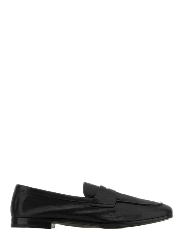Prada Leather Loafers - Black