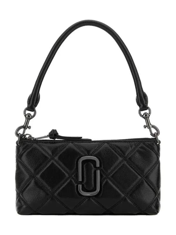 Marc Jacobs Leather Shoulder Bag - Black