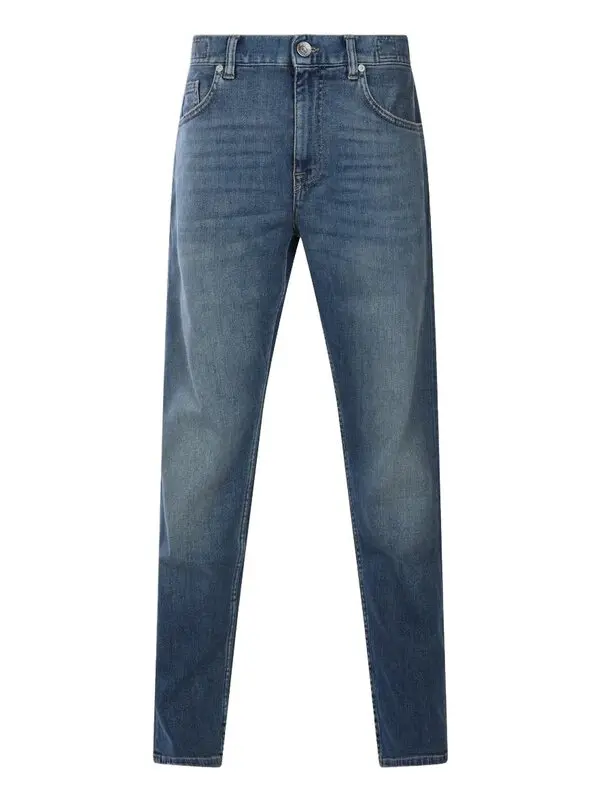 Eleventy Cotton Denim Jeans - Zucchero