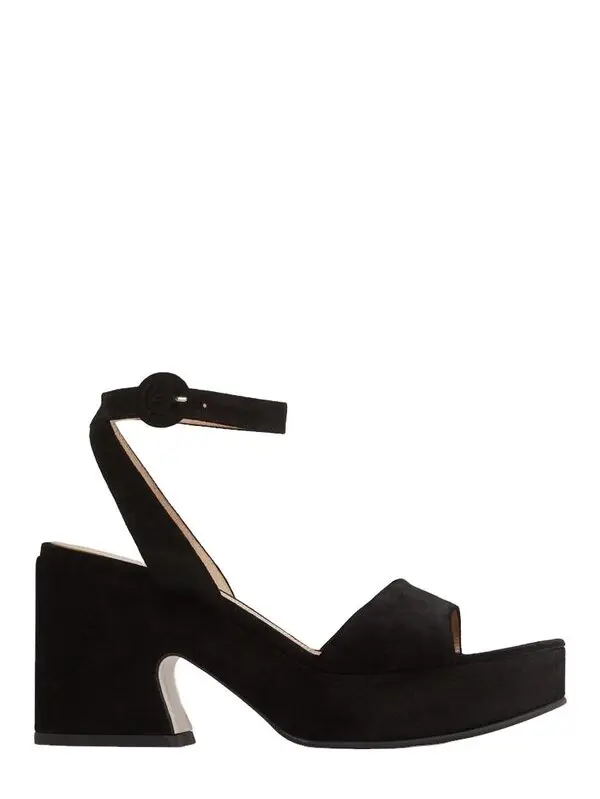 GIANVITO ROSSI Alma Heel Sandals - Straight Jeans