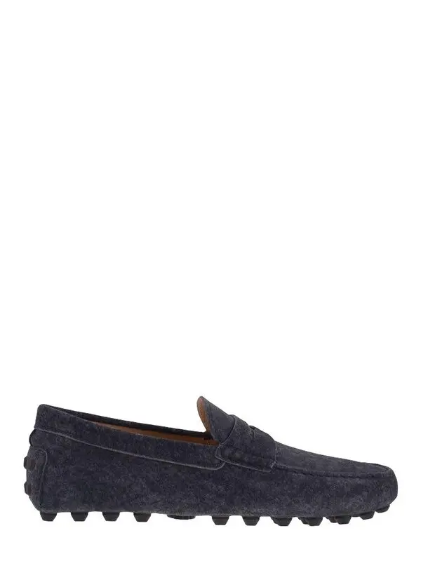 TOD'S Gommino Bubble Sole Loafers - Blue