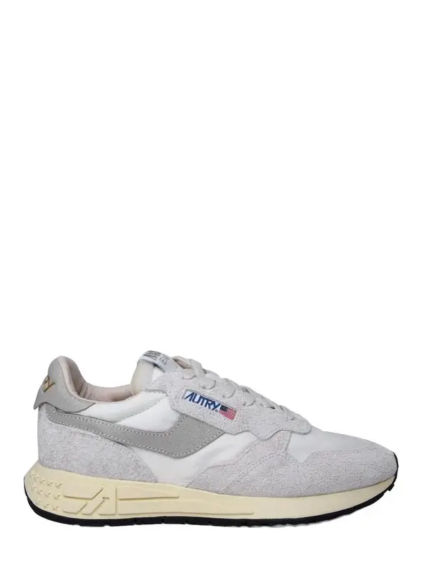 AUTRY Two-tone Leather Sneakers - White