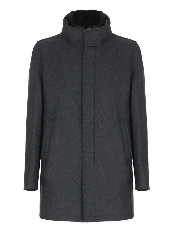Herno Wool Coat - Grey