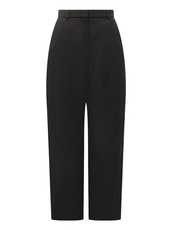 Givenchy High-waisted Straight Fit Trousers - Black