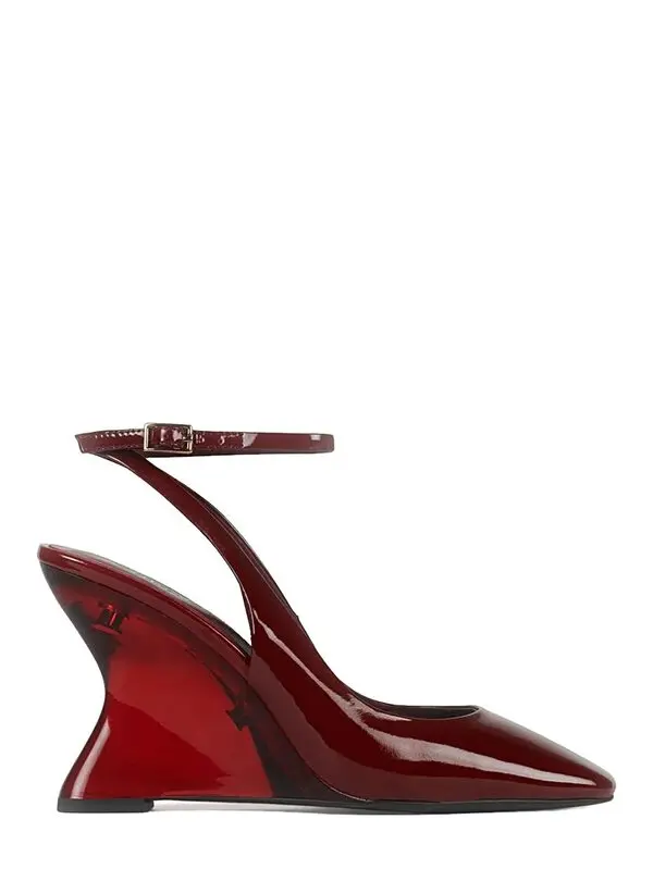 Jeffrey Campbell Favrile Bordeaux Wedges - Red
