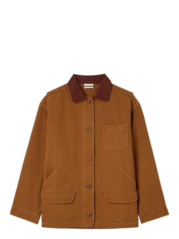 DÔEN Pascual Cotton-canvas Jacket - Light Brown