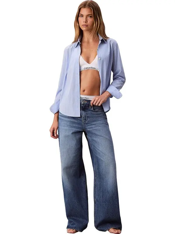 Calvin Klein Wide Leg Jeans - Classon Blue