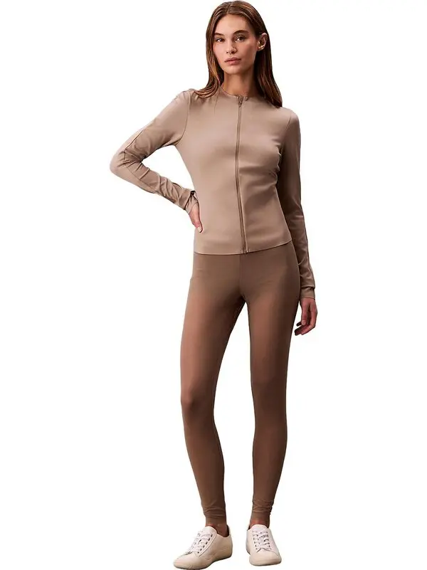 Calvin Klein Invisibles Mesh High Waist Leggings - Captivating Tan
